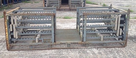 Used HPJ Industries 112" x 48" x 35" Steel Rack Pick Face 112" Side ...