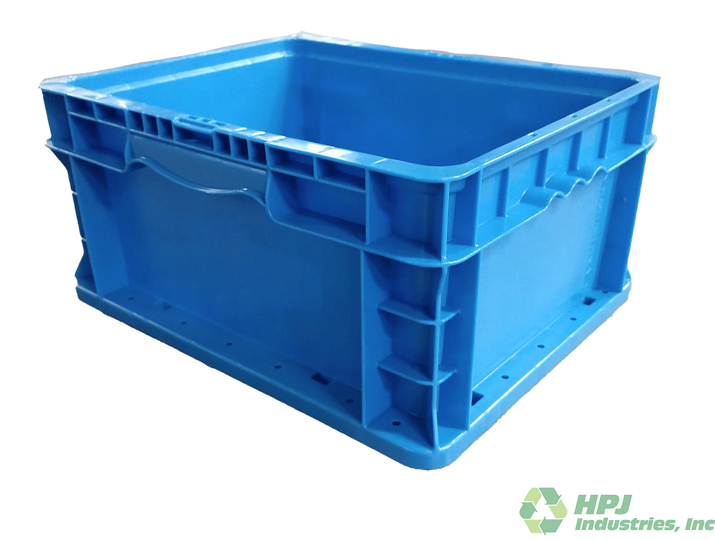 New Monoflo 15" x 12" x 7" Blue Hand Tote Smooth Bottom | HPJ ...