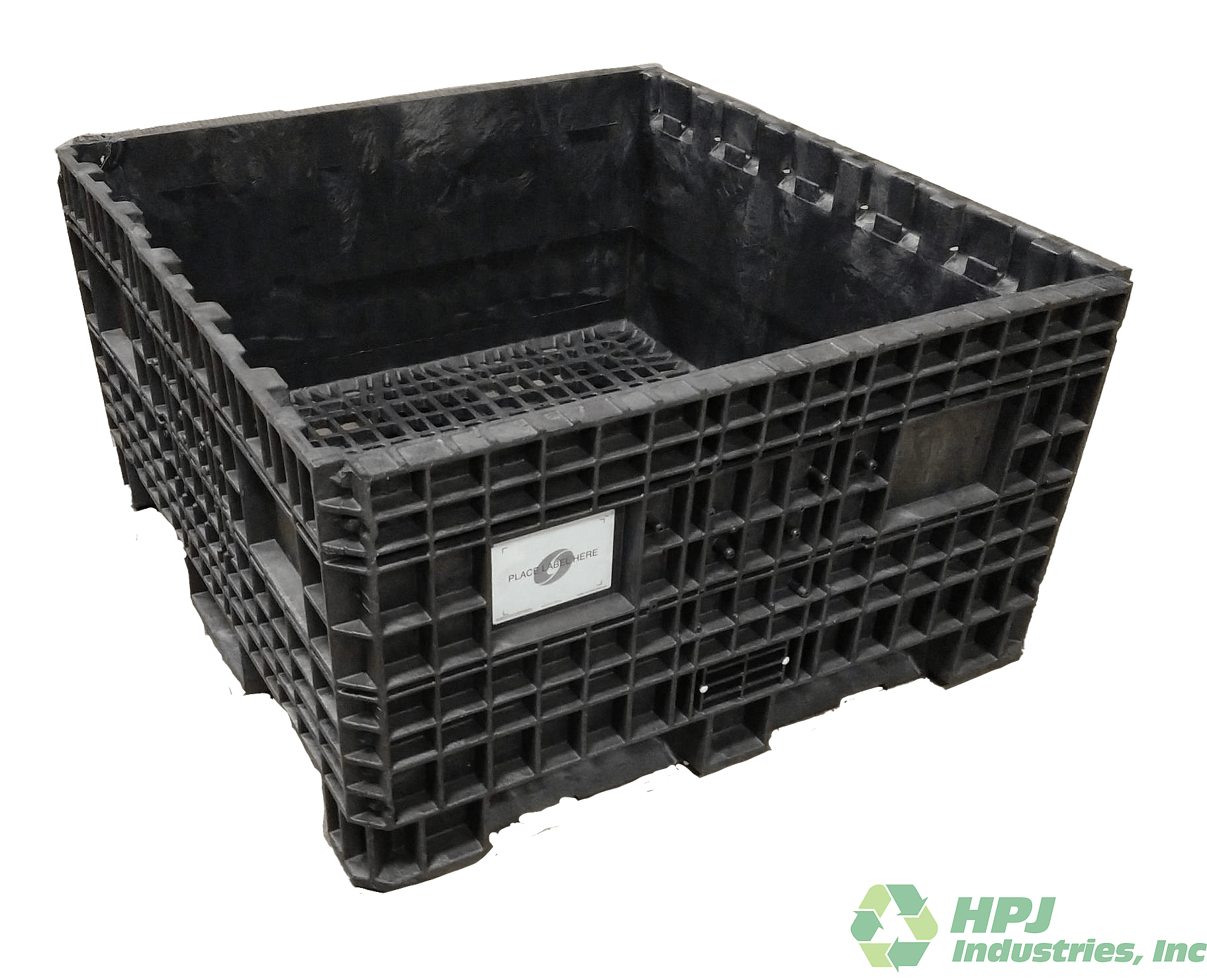 Reconditioned HPJ Industries 45" x 48" x 25" Fixed Wall Bulk Container ...