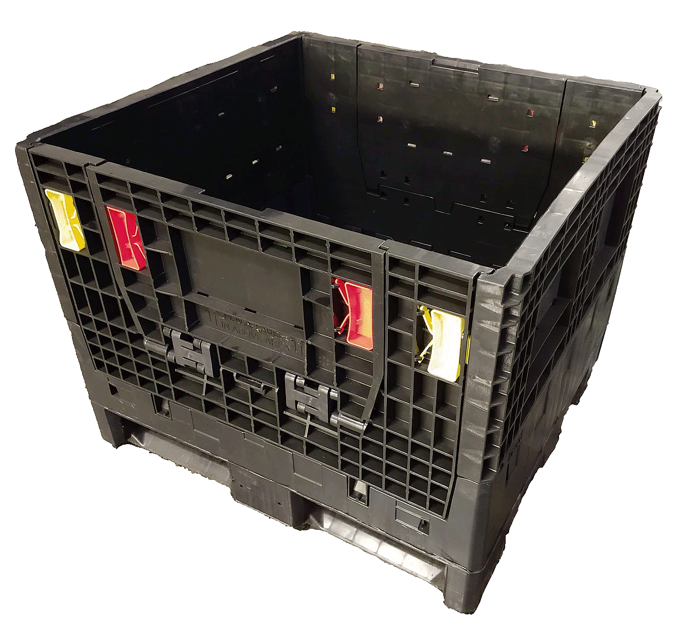 New Monoflo 30" x 32" x 25" All Black Bulk Container | HPJ Industries, Inc.