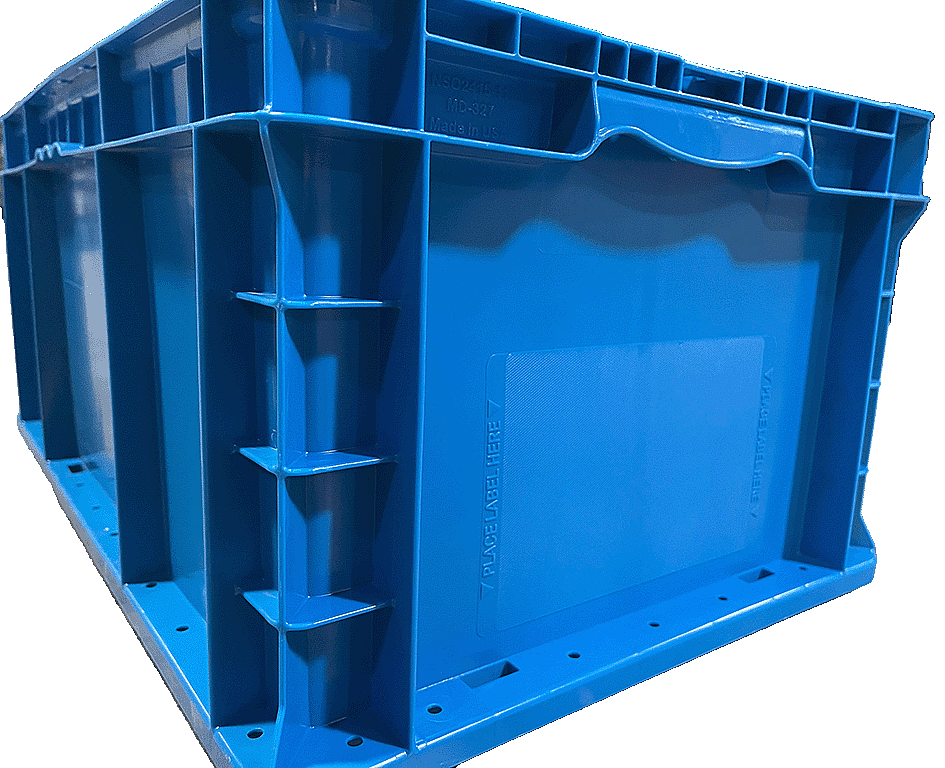 New Monoflo 24" x 15" x 11" Blue Hand Tote Smooth Bottom | HPJ ...