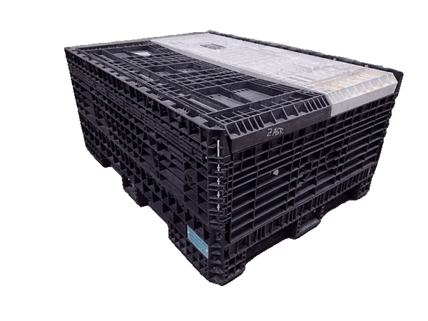 Reconditioned Ropak 64" x 48" x 50" Mixed Color Ropak Bulk Container ...