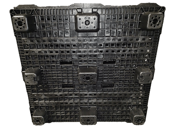 New Monoflo 45" x 48" x 6" Black SF 9 Leg Pallet | HPJ Industries, Inc.