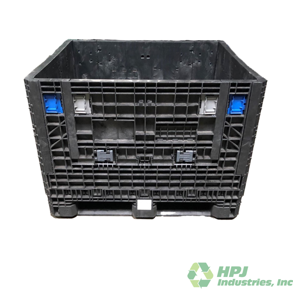 Lightly Used Orbis 45" x 48" x 34" All Black KD Bulk Container | HPJ ...