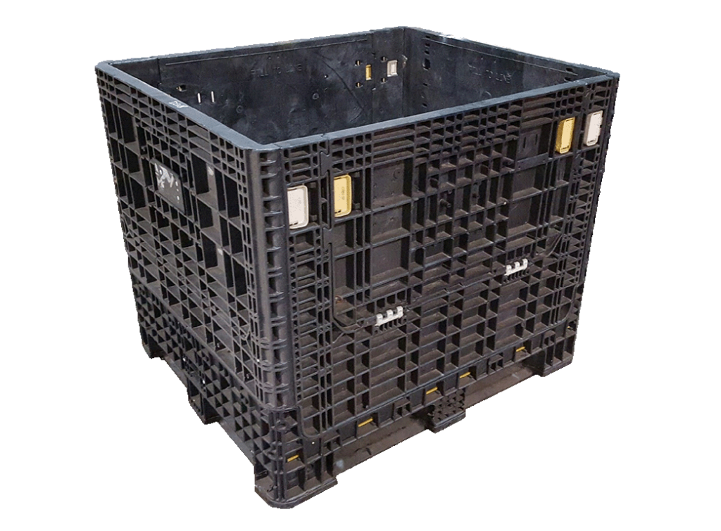 Reconditioned HPJ Industries 40" x 48" x 39" Mixed Color Bulk Container ...