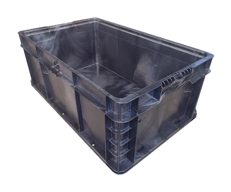 New Orbis 24" x 15" x 9" Black Hand Tote Reinforced Bottom | HPJ ...