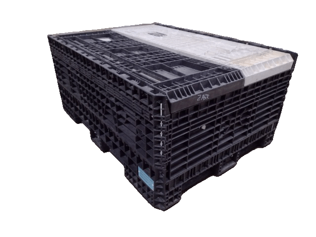 Reconditioned Ropak Mixed Color Bulk Container - 2 Drop Doors | HPJ ...